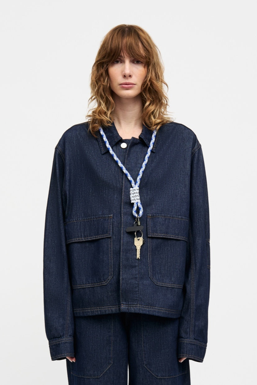 Cosy Solar denimjakke - Dark Indigo