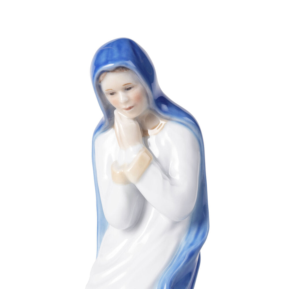 Figurine Krybbespil; Josef, Jomfru Maria og Jesubarnet