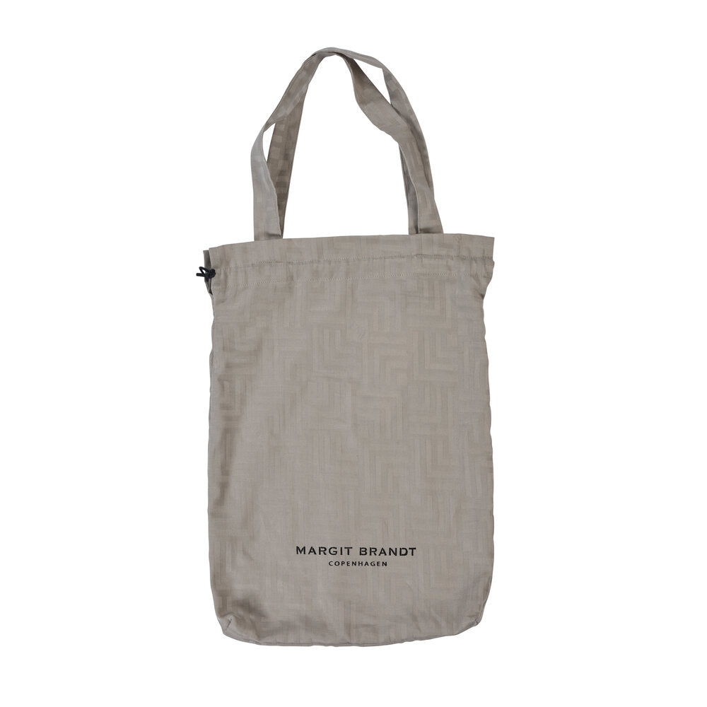 Jacquard logo sengetøj - grå