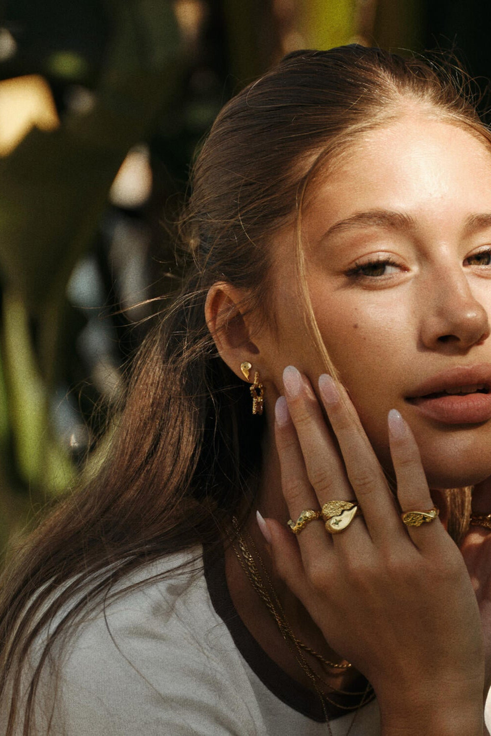 Shiny BFF Sparkly ring - forgyldt