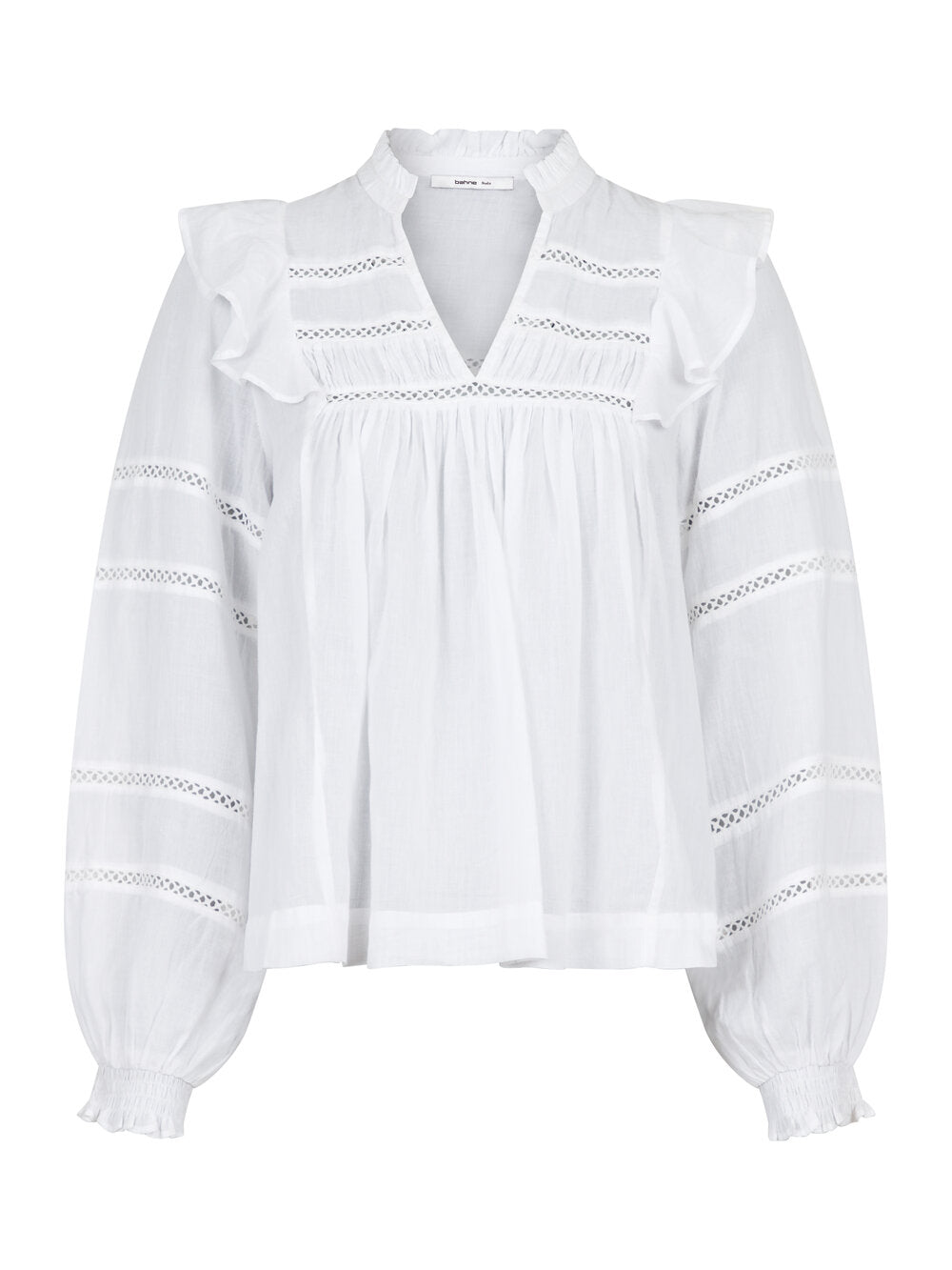 Marie Voile Skjorte - hvid