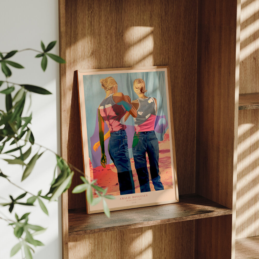 Two Girls plakat - Multicolor