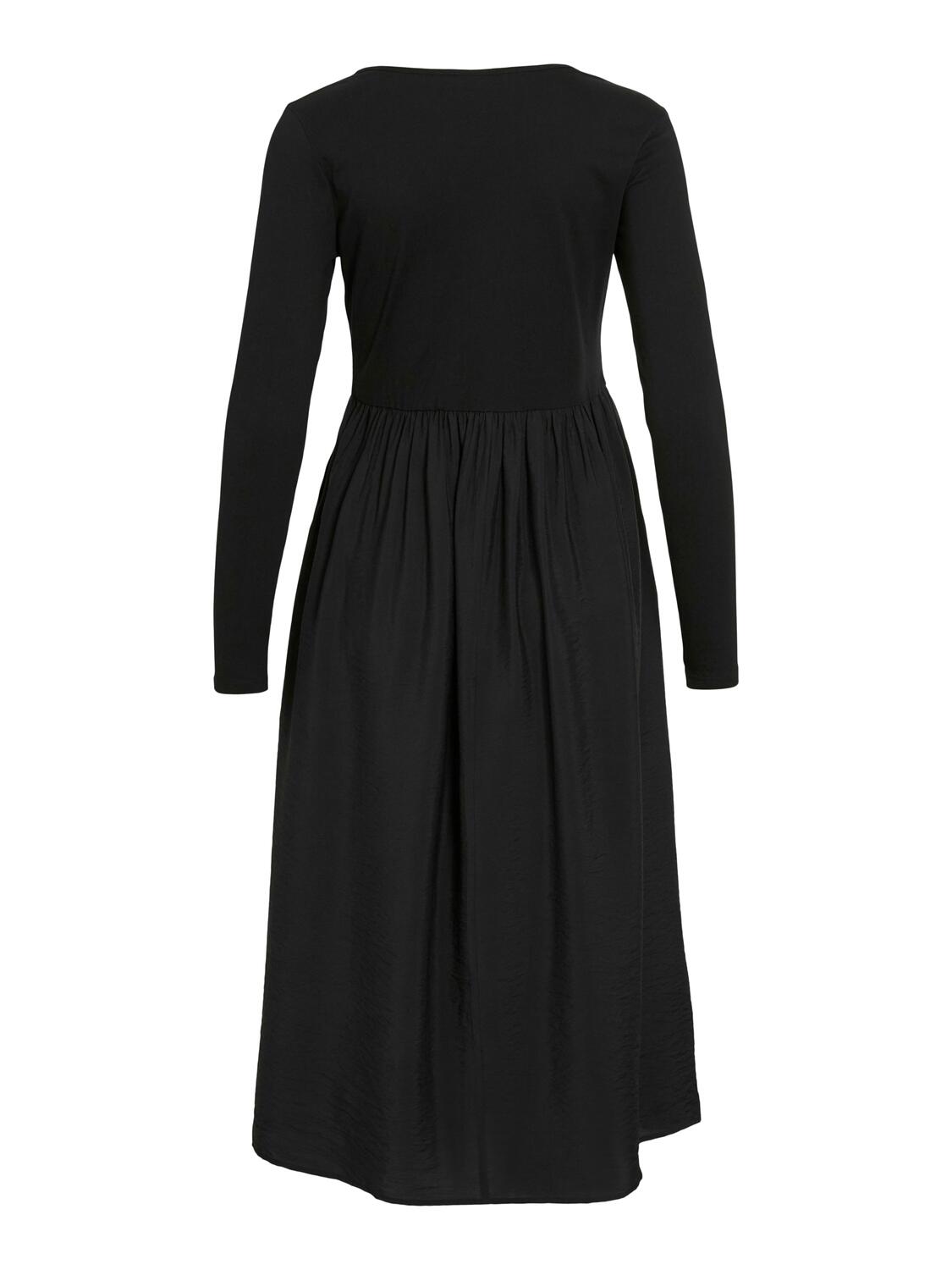 Vistine midi kjole - sort