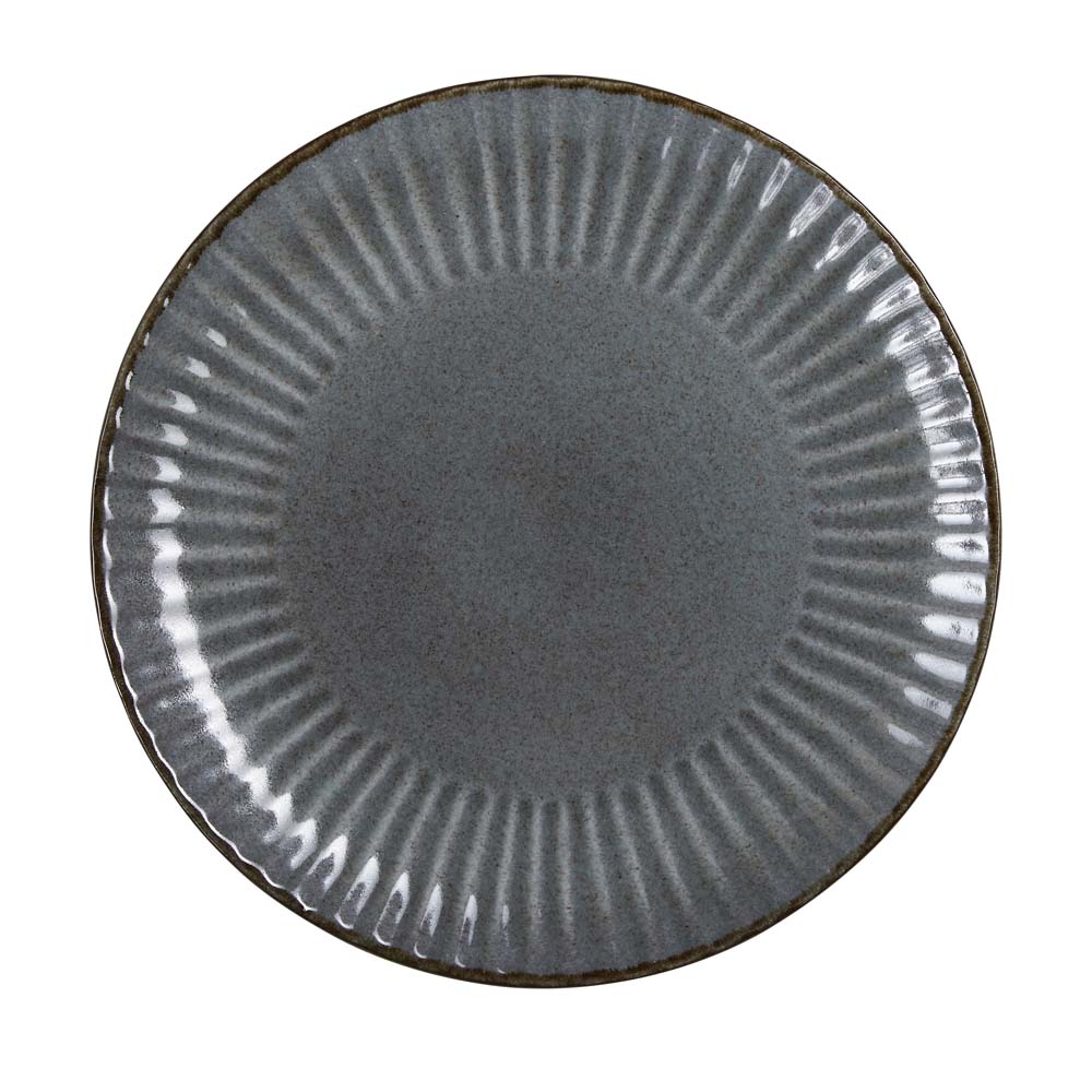 Køb Birch tallerken, grå - Ø: 21,5 cm. fra Bahne Interior | Bahne.dk