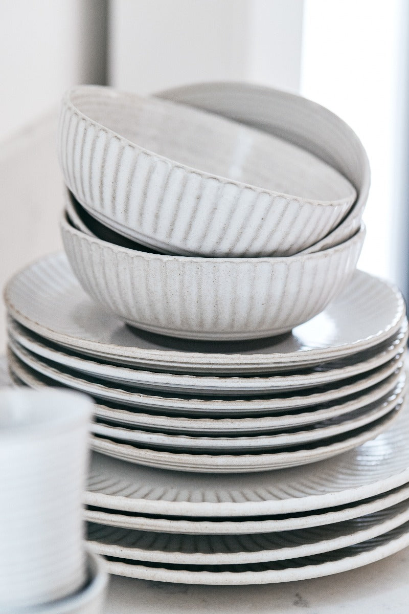 Køb Birch skål, stentøj, hvid - 15 cm fra Bahne Interior | Bahne.dk