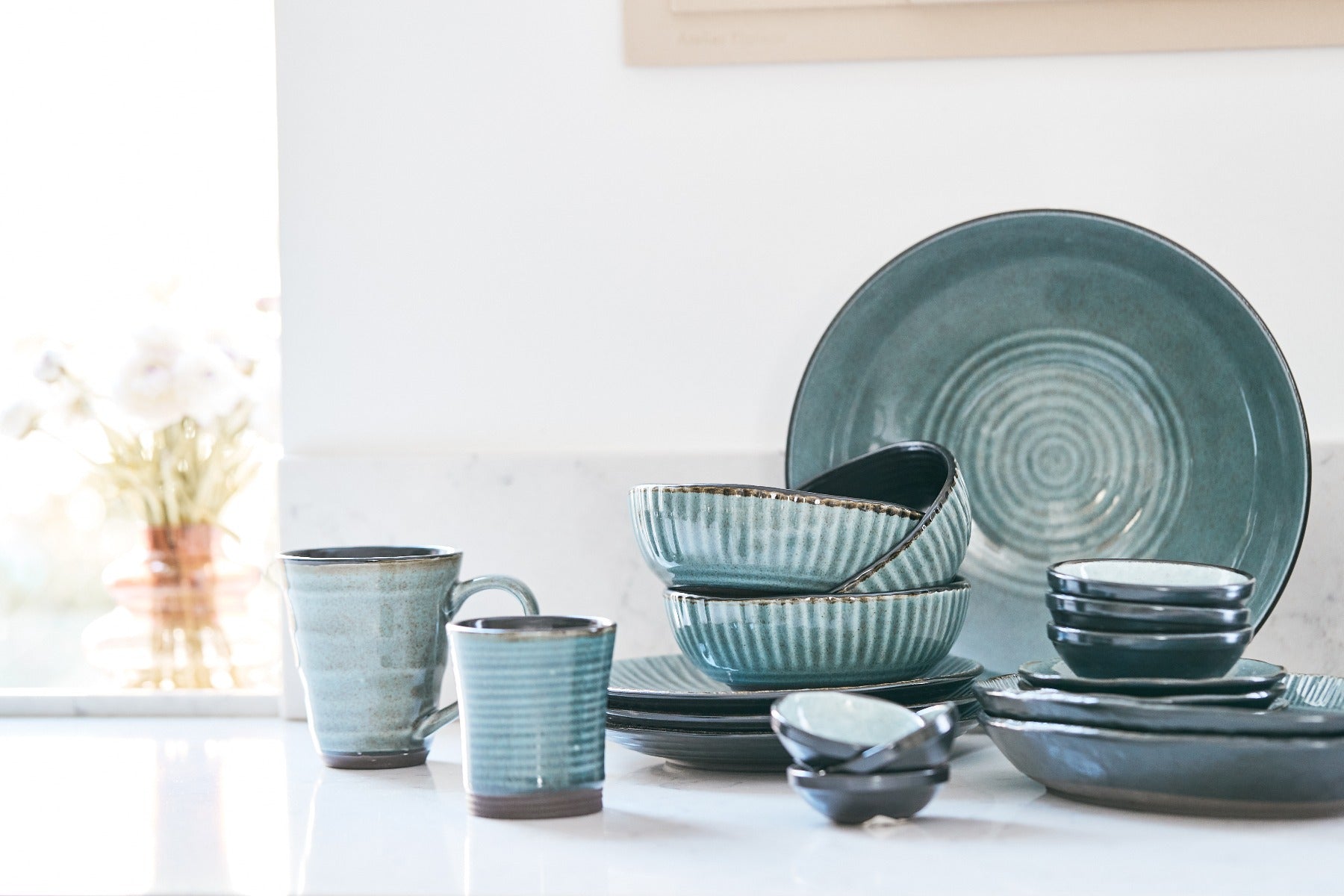 Køb Birch tallerken, grå - Ø: 21,5 cm. fra Bahne Interior | Bahne.dk